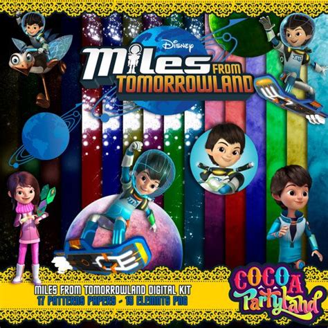 Miles From Tomorrowland Patterns Papersmiles From Tomorrowland Png