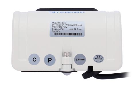 ST MINIC24 AHD STREAMAX Cámara AHD 720P Especial para Vehículos Lente 2 8mm Conector