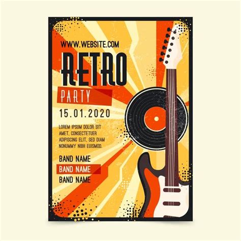 Old School Music Poster