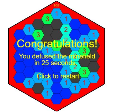 Hexmines The Classic Minesweeper Game Reimagined In A Hexagonal Grid Rwebgames