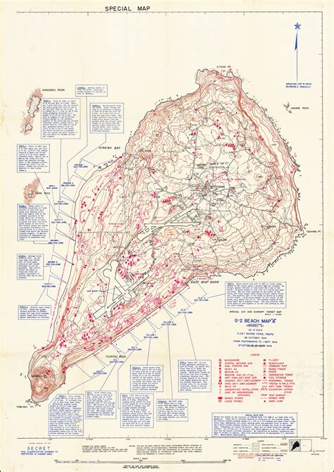 Iwo Jima Battle Map