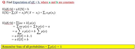 Expectation Of Random Variable X Engineerstutor