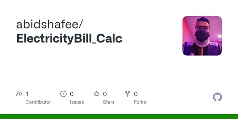 GitHub Abidshafee ElectricityBill Calc