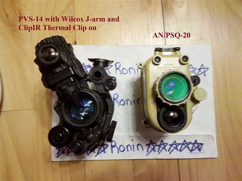 Ronin Tactical S New Site Comparison An Psq 20 Vs Pvs 14 With