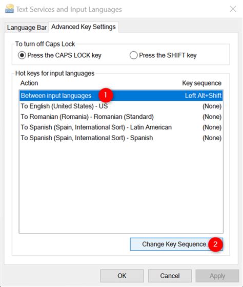 How To Change The Keyboard Language Shortcut In Windows