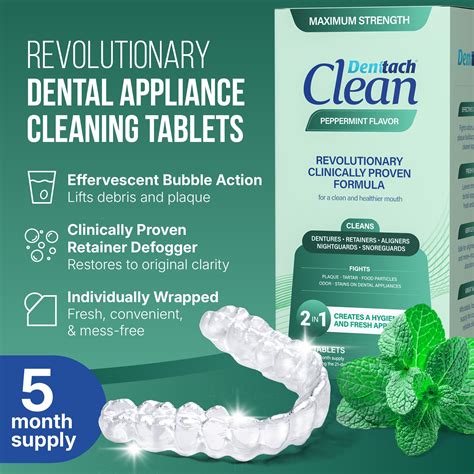Retainer Cleaner Tablets Cleaner Retainer Cleanser And