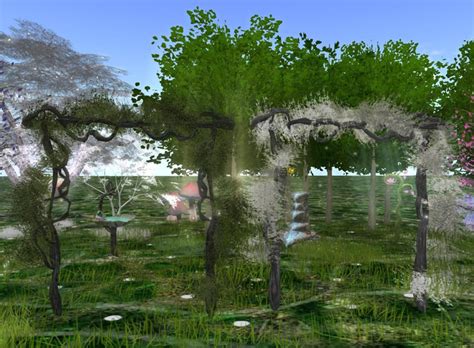 Second Life Marketplace The Mystical Forest Arch Elven Winter Summer Mesh