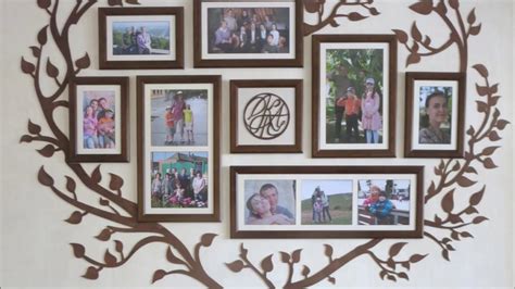 Семейное дерево фоторамка для коллажа из нескольких фотографий Youtube