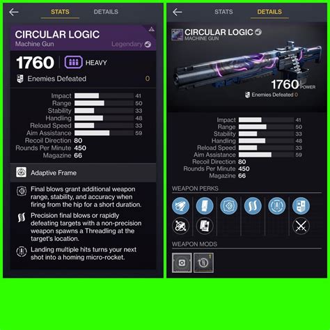 God Roll Circular Logic With Hatchling R Destiny2godroll