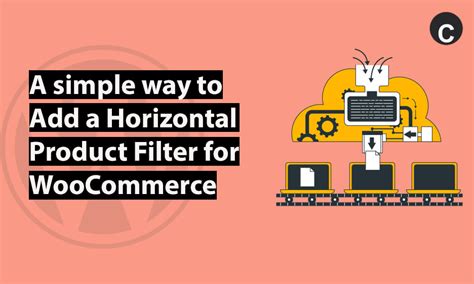 a simple way to add a horizontal product filter for woocommerce