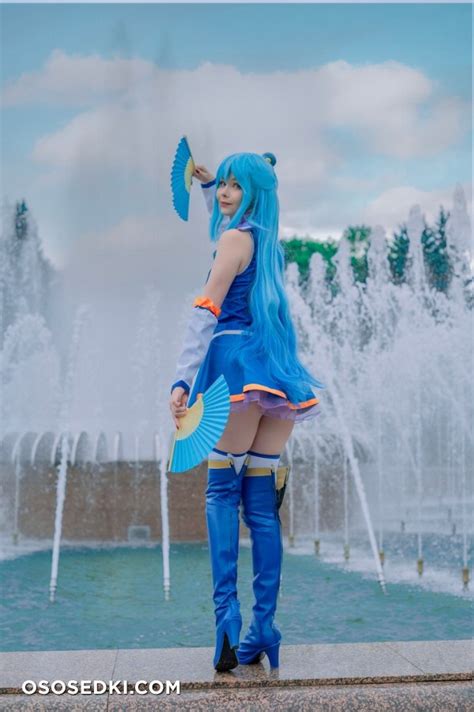 Model Tsuki Desu Tsukides In Cosplay Aqua From Konosuba 56 Leaked