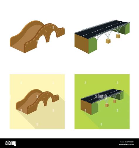 Isolated Object Of Connection And Design Icon Set Of Connection And Side Stock Vector