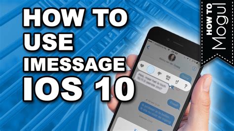 How To Use Imessage In Ios 10 On Iphone 6 Youtube