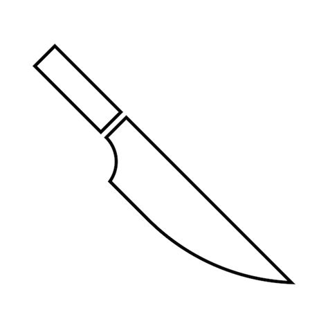 Premium Vector Knife Icon Vector