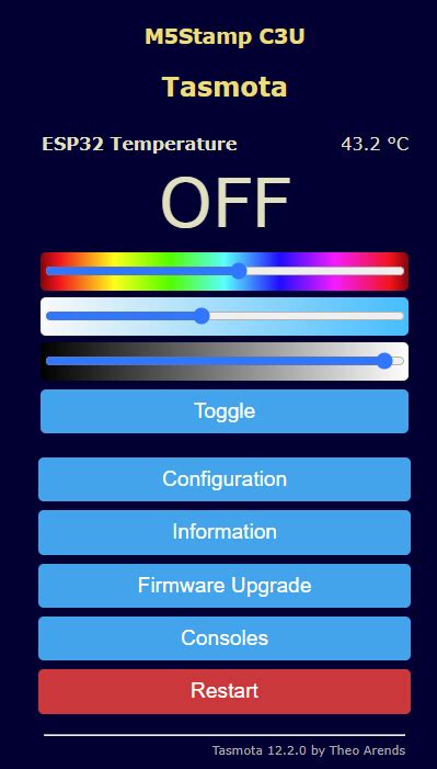 Missing Internal Temp Sensor Arendst Tasmota Discussion GitHub