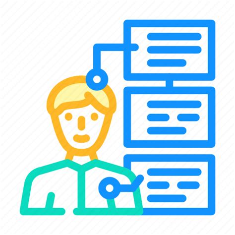 Customer Business Intelligence Technology Analysis Analytics Icon