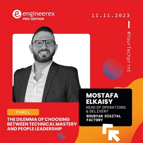 Speaking At Engineerex Pro Edition Event On Technical Mastery Mostafa