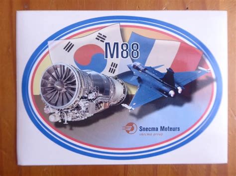 Snecma M88 Military Engine Dassault Rafale South Korea Korea Sticker