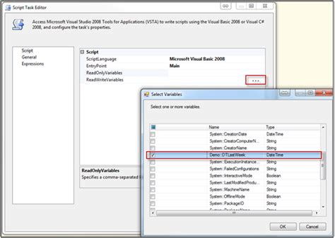 Ssis Debugging Your Variable S Value Experts Exchange