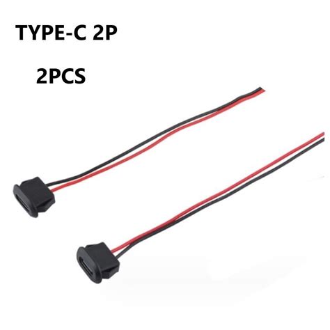 Type C Connector Female A High Current Fast Charging Port Charger Socket Walmart Com