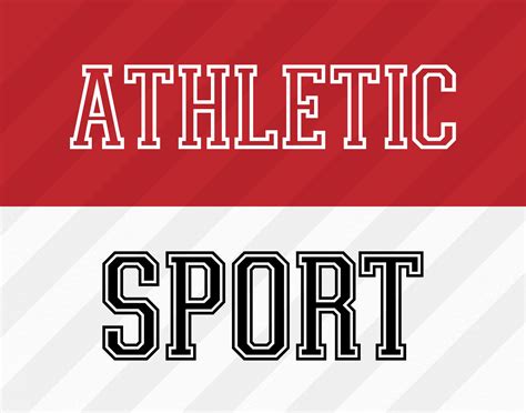 Varsity Font Svg Ttf Condensed Light College Font Svg Sports Font Svg