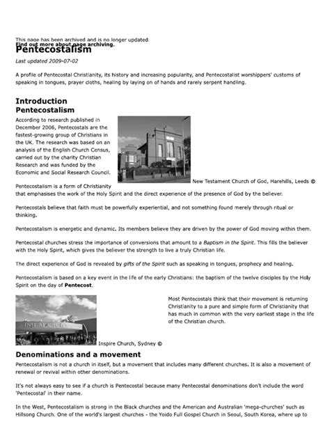 Pentecostalism Bbc Pdf