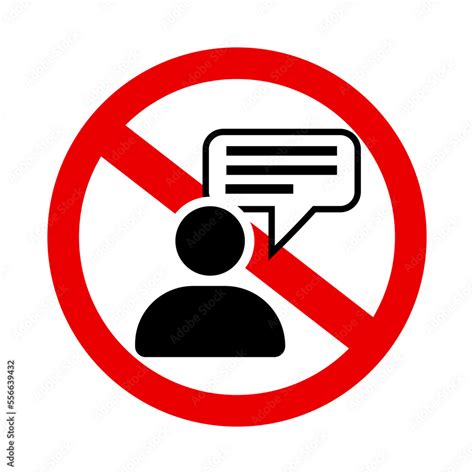 No Social Media Censorship Ban Sign With Symbol Of User Account Typing