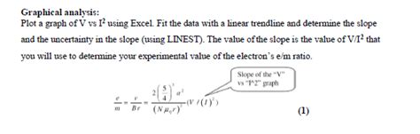 Solved Graphical Analysis Plot A Graph Of V Vs I Using Chegg