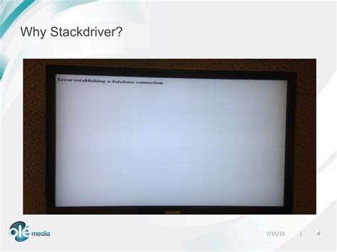 Using Stackdriver With Mongodb Ppt