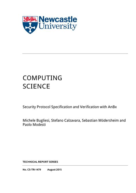 Pdf Security Protocol Specification And Verification With Anbx Tr