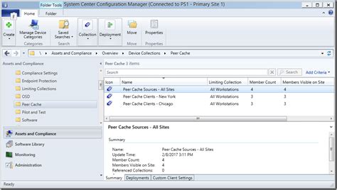Setup Peer Cache In Configmgr Current Branch Deployment Research