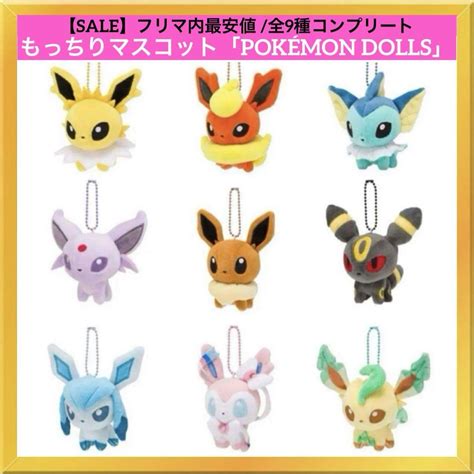 【新品未使用】【新品】もっちりマスコット ポケモンドールズ ブイズ 9点 ポケモン ぬいぐるみ メルカリ