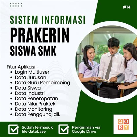 Jual Source Code Program Aplikasi Sistem Informasi Prakerin Siswa SMK