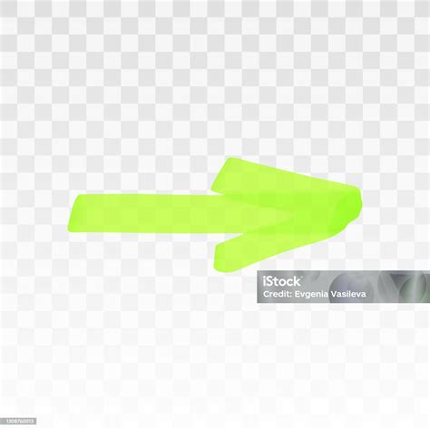 투명 한 배경에 격리 된 녹색 하이라이터 화살표 마커 펜 강조 표시줄 밑줄 스트로크 벡터 핸드 그린 그래픽 세련된 요소 0명에 대한 스톡 벡터 아트 및 기타 이미지 Istock