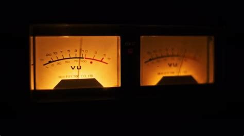 Analog Audio Meter In Action Technology Stock Footage Ft Audio