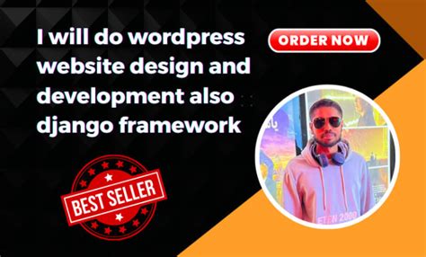 do wordpress website design and development also django framework by