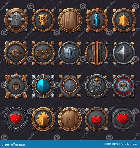 Panel Frame Medieval Ai Generated Stock Image Image Of Border