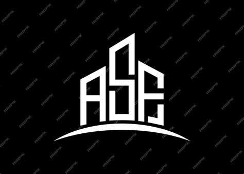 Premium Vector Letter Asf Building Vector Monogram Logo Design