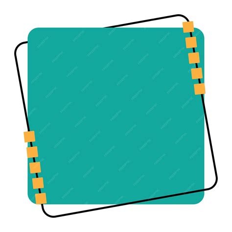 Premium Vector Square Shape Design With Cretive Border