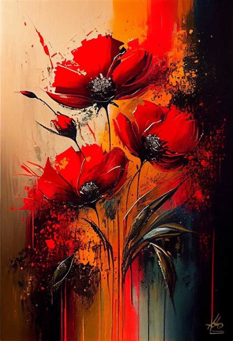 Pin by سوزان on BEAUTIFUL in 2024 | Abstract art collection, Flower art ...