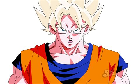 Goku Ssj Old Style By Saodvd On Deviantart