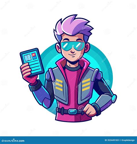 118 Futuristic 3d Cartoon Ai Cybersecurity Control Room With Advanced Threat Monitoring Stock