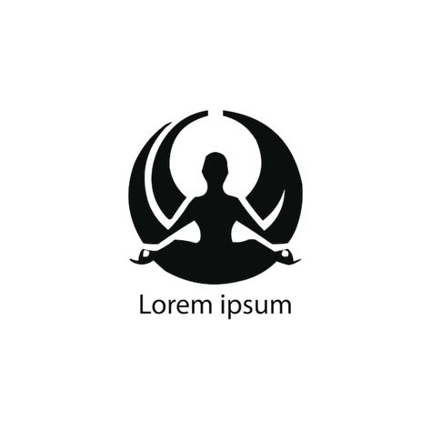 Premium Vector A Yoga Logo Design