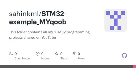 Github Sahinkmlstm32 Examplemyqoob This Folder Contains All My Stm32 Programming Projects
