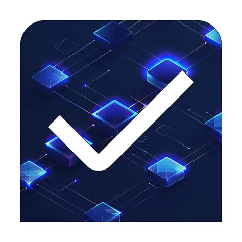 Image Icons Checkbox Blue Squares Background Shapes Premium Ai