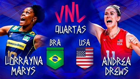 Revanche Nas Quartas E Olha No Que Deu 🇧🇷 Bra X Usa 🇺🇸 Vnl