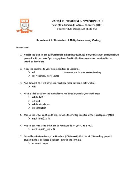 Lab 1 Pdf Computer Programming System Software