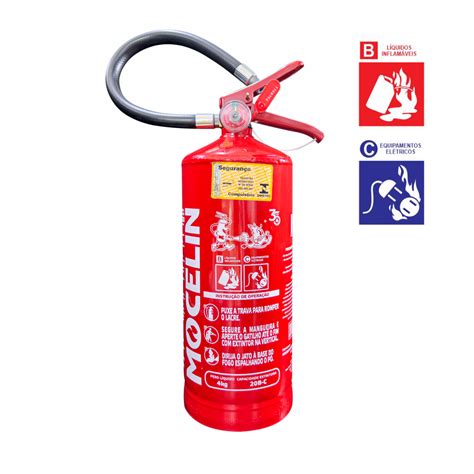 Extintor Industrial Pqs 4kg Bc Combate