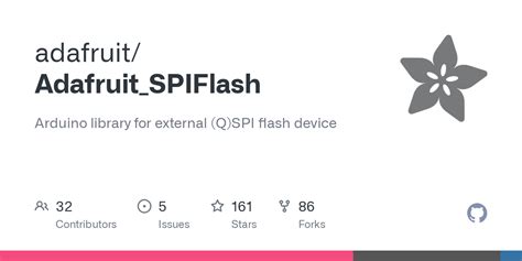 Adafruit SPIFlash README Md At Master Adafruit Adafruit SPIFlash GitHub