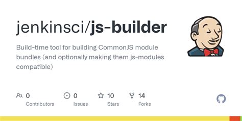 GitHub Jenkinsci Js Builder Build Time Tool For Building CommonJS Module Bundles And